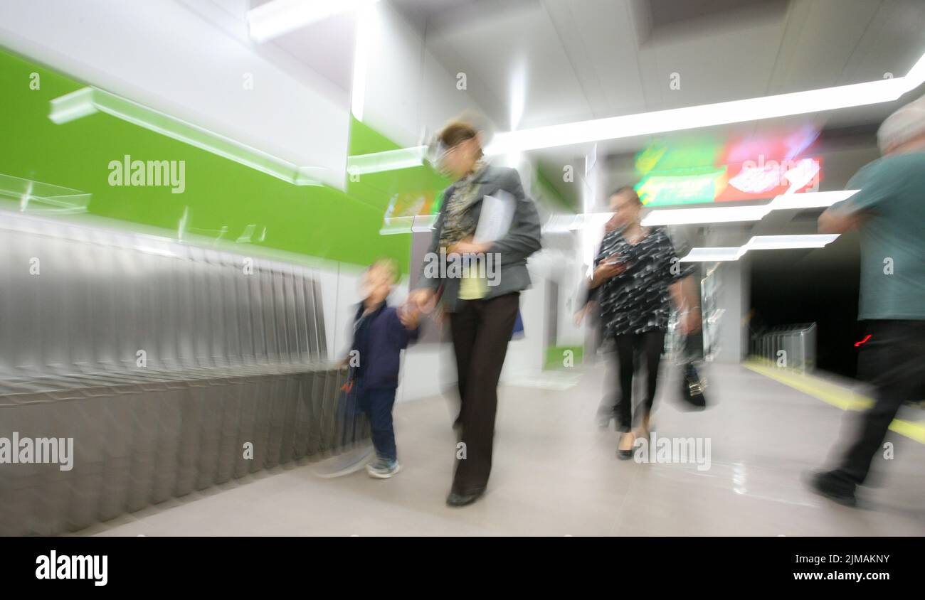 Metro passage hi-res stock photography and images - Alamy