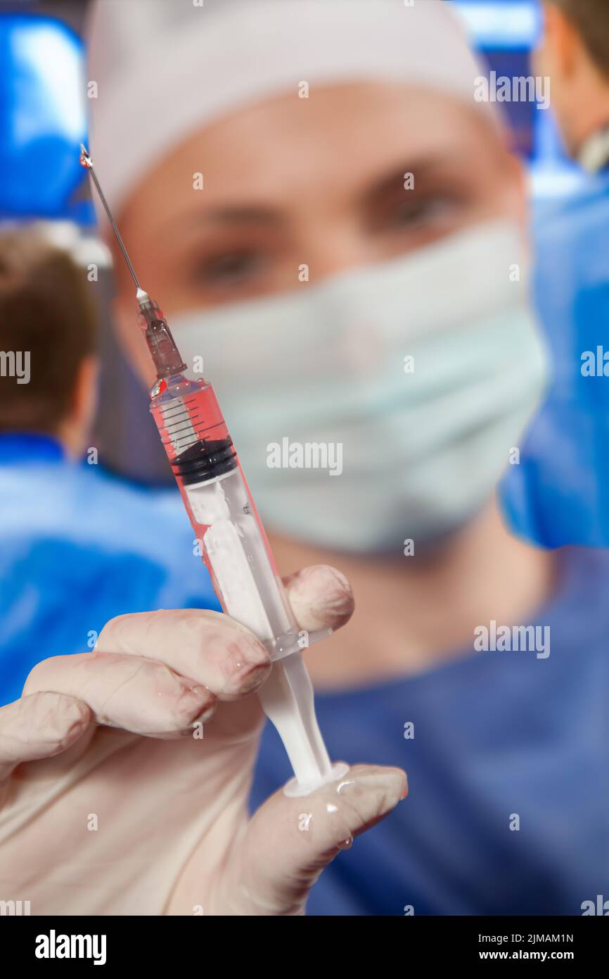 Female Doctor Syringe Stock Photo - Alamy