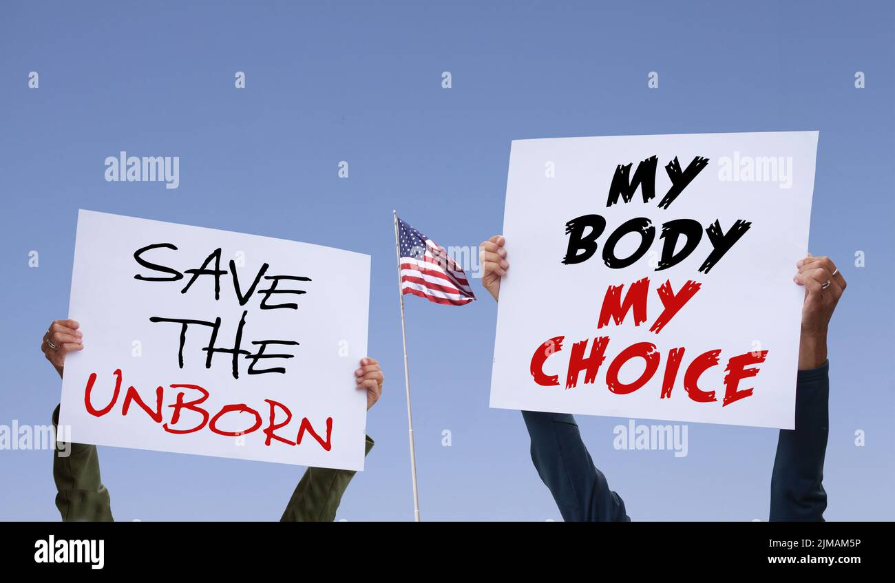 American flag protest poster hi-res stock photography and images - Alamy