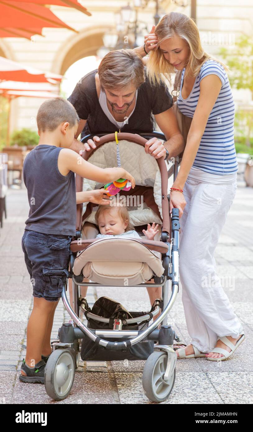 Beautiful family together mother hi-res stock photography and images ...