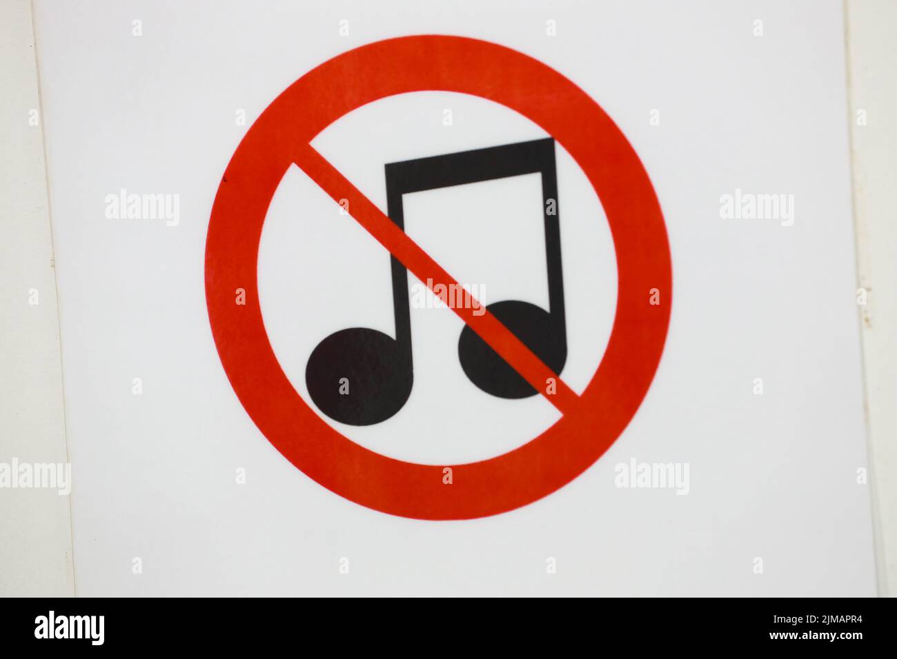 No music sign Stock Photo - Alamy