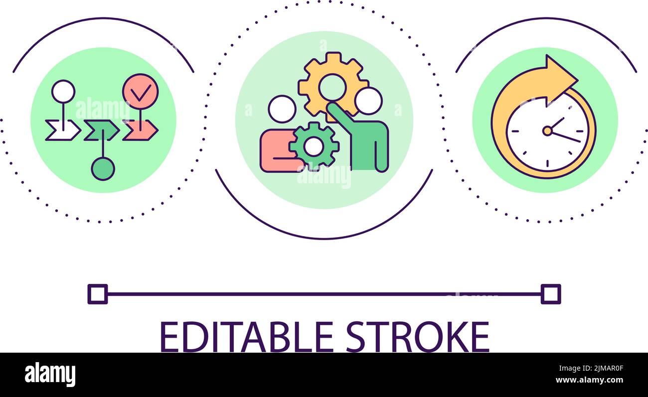 Build development strategy loop concept icon Stock Vector Image & Art ...