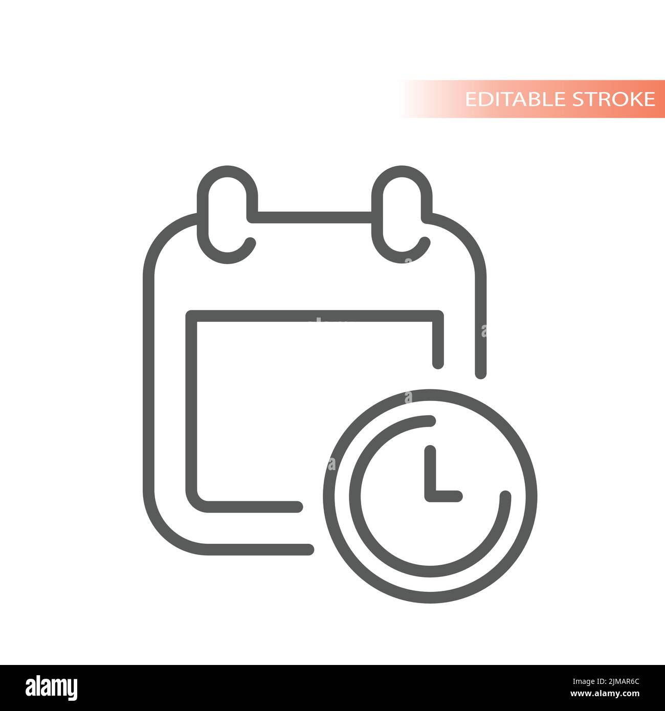 Calendar clock icon hi-res stock photography and images - Alamy