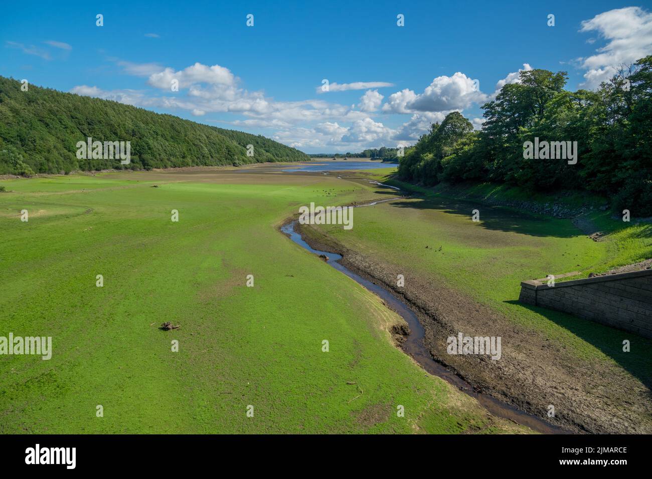 North Yorkshire, UK. 5th August, 2022. Lindley Wood Reservoir is ...