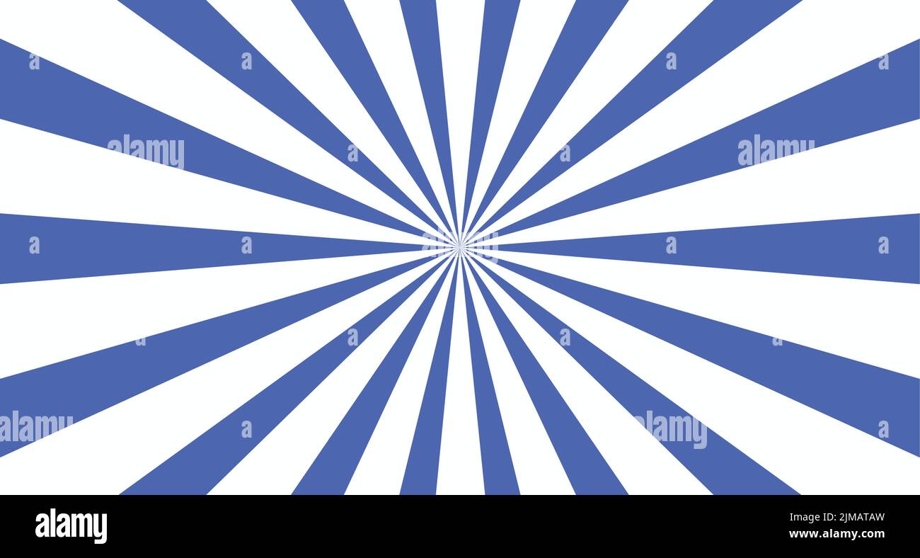 Blue retro starburst vector abstract background. Sunburst radial illustration Stock Vector Image ...