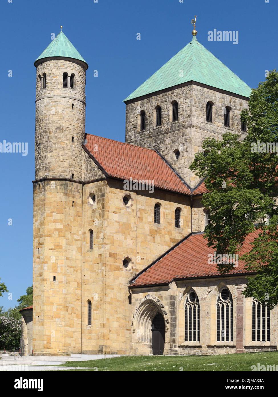 Hildesheim - St. Michael's Church, Germany Stock Photo - Alamy