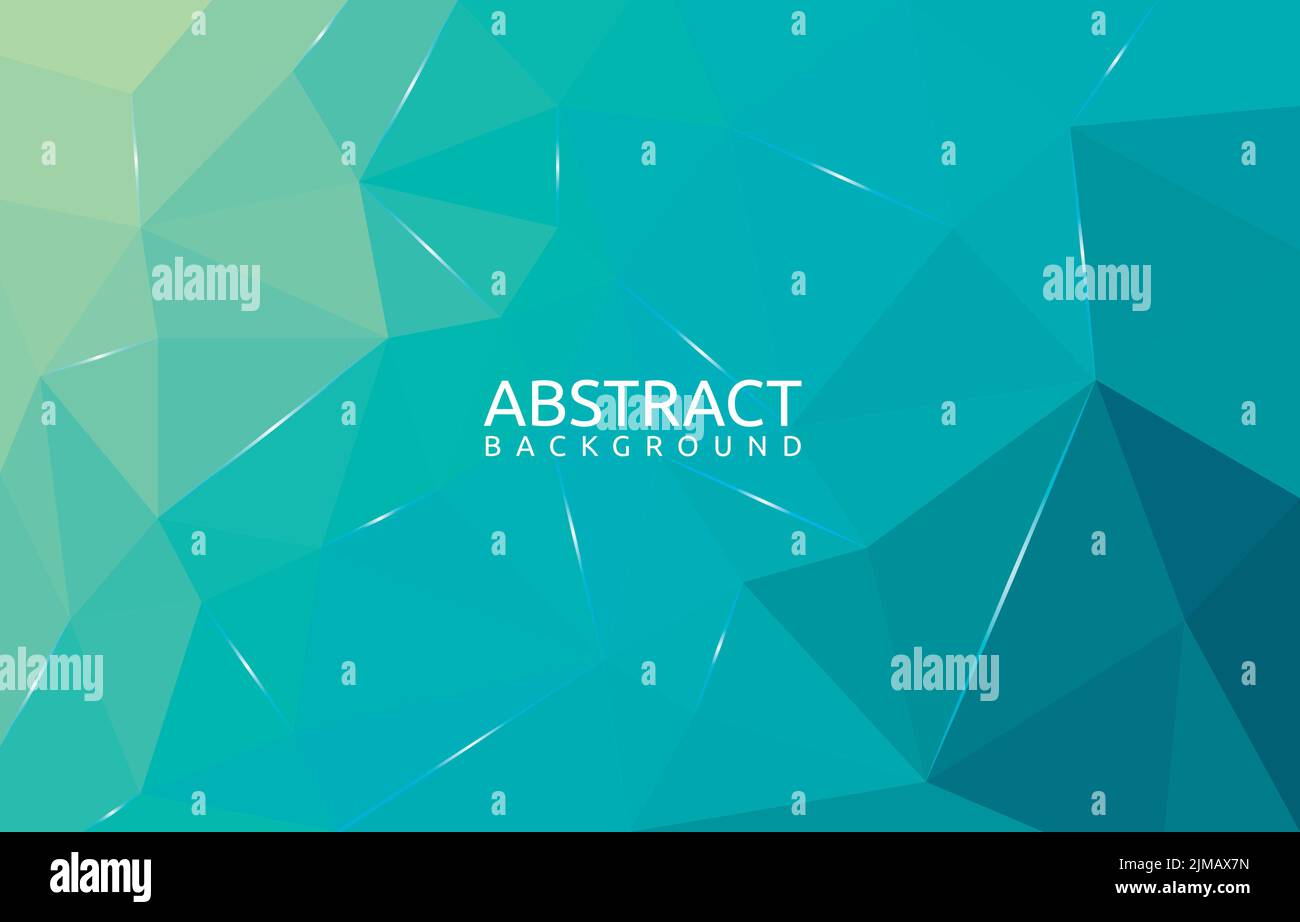 Mint Green Triangulation Triangle Polygon Pattern Background Stock ...