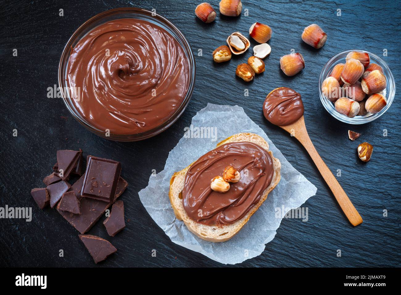 Chocolate spread knife hi-res stock photography and images - Alamy