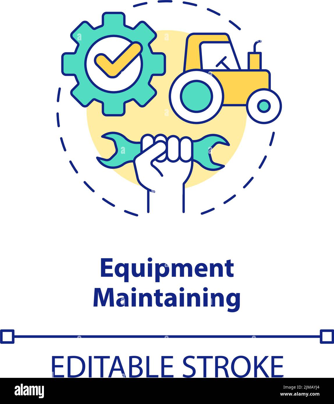 Equipment maintaining concept icon Stock Vector Image & Art - Alamy