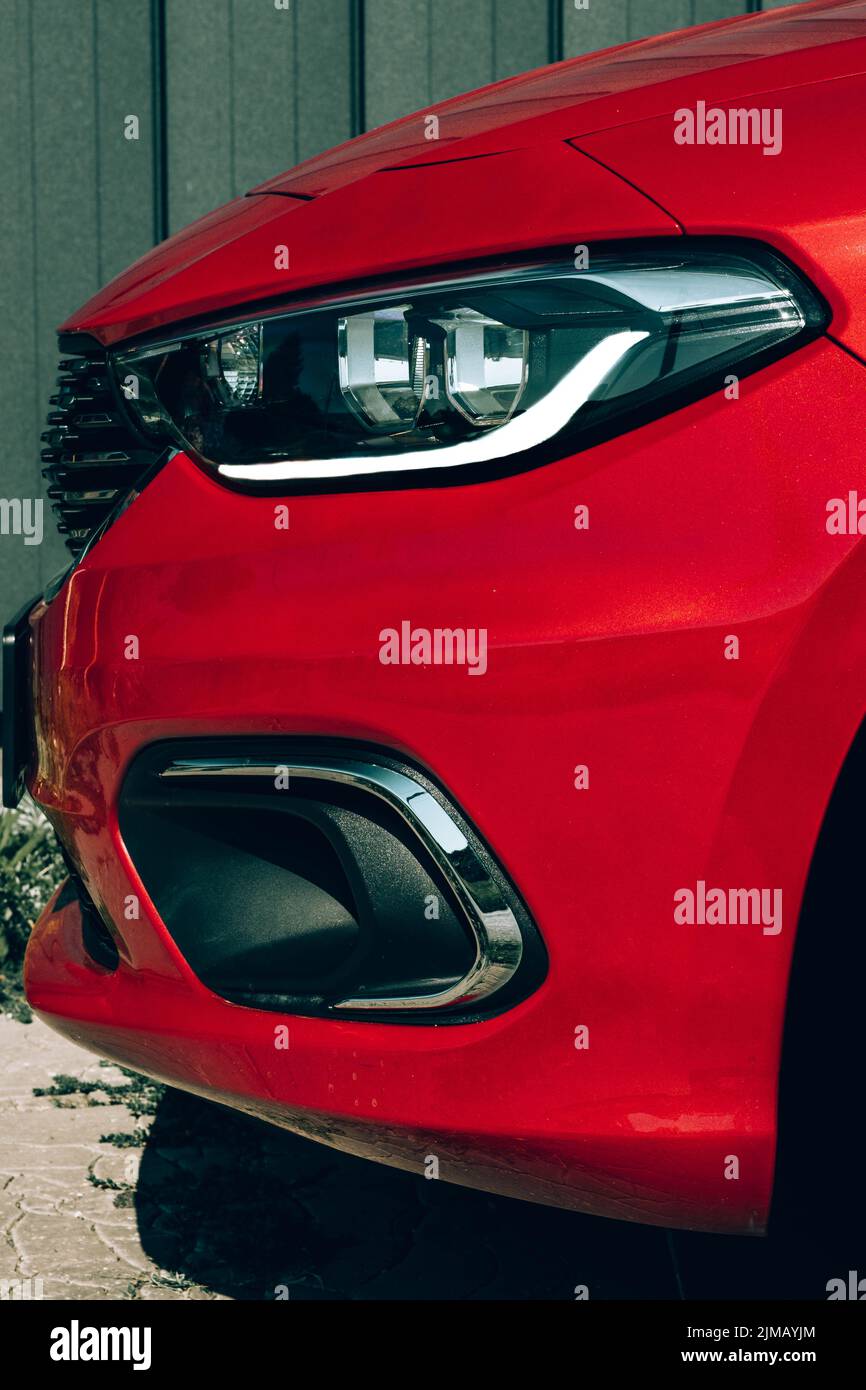 Fiat Tipo with stunning design and beautiful dark red metallic pain ...