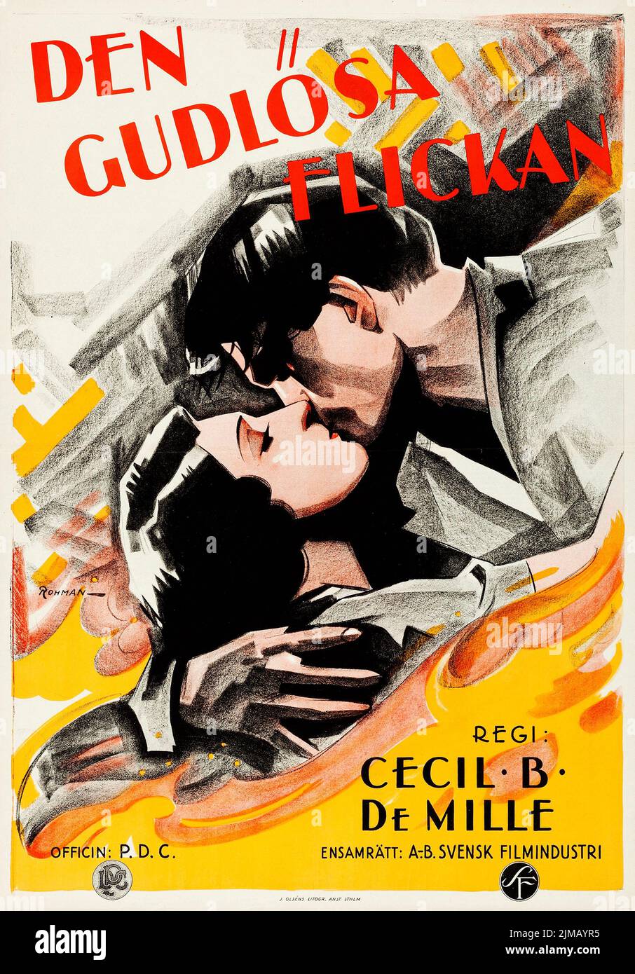 The Godless Girl (Svensk Filmindustri, 1929). Swedish movie poster ...