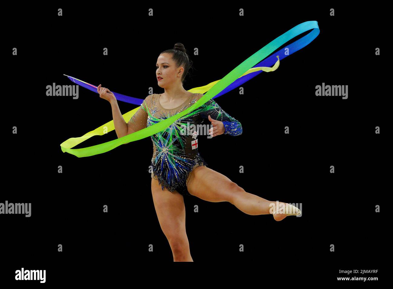 England’s Alice Leaper in action during the Individual All-Round Final ...