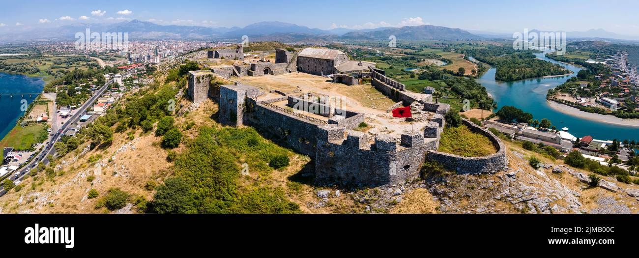 Rozafa Castle, Shkoder, Albania Stock Photo - Alamy