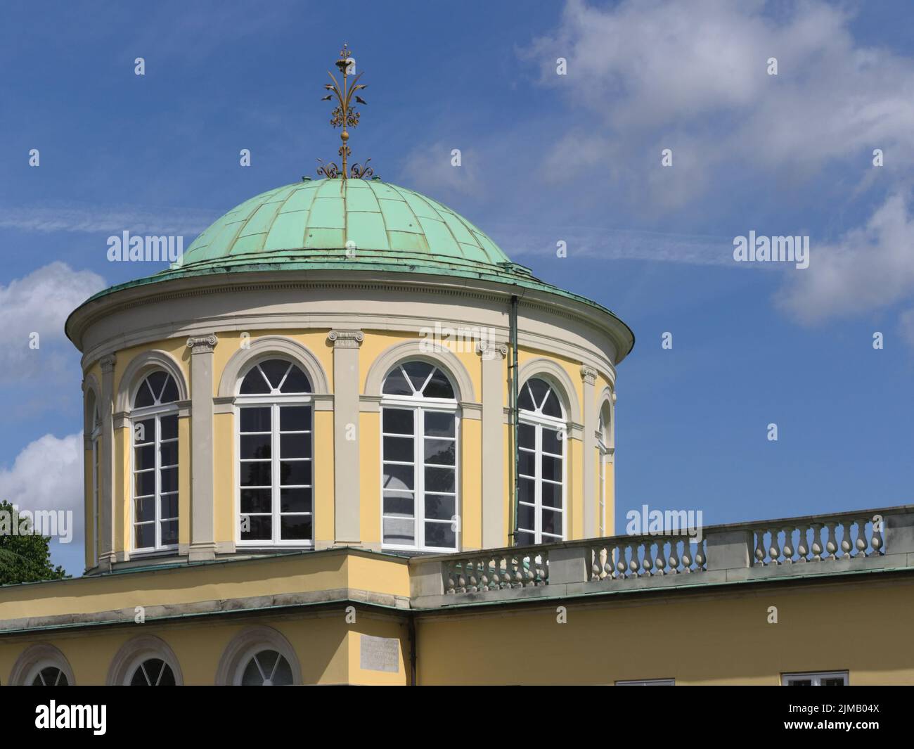 Hanover - Library Pavilion on the Berggarten, Germany Stock Photo - Alamy