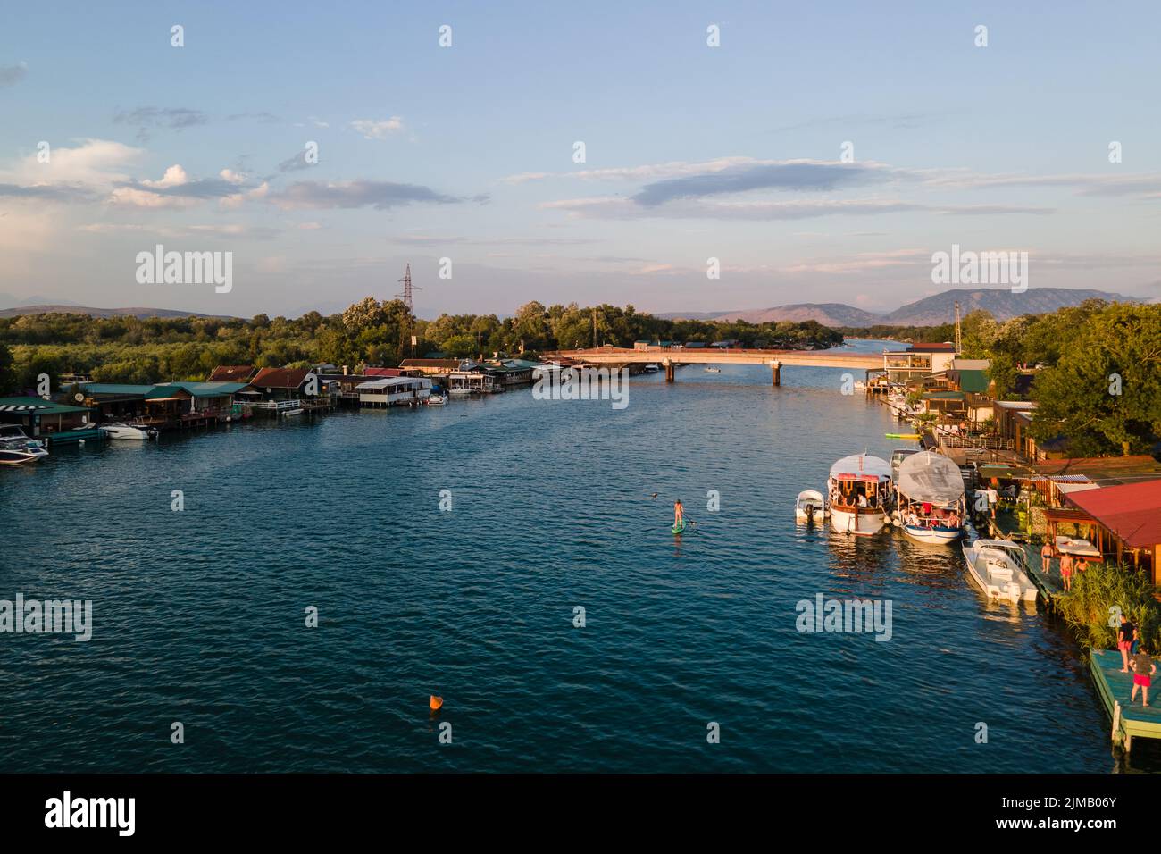 Ada Bojana, Montenegro Stock Photo - Alamy