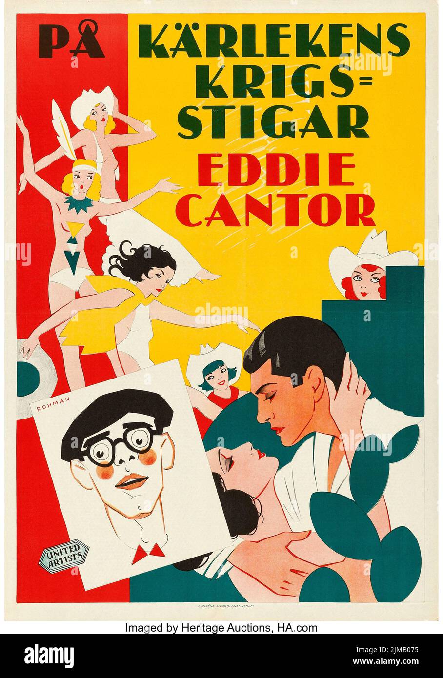 På kärlekens krigsstigar - Whoopee! (United Artists, 1930). Eddie ...