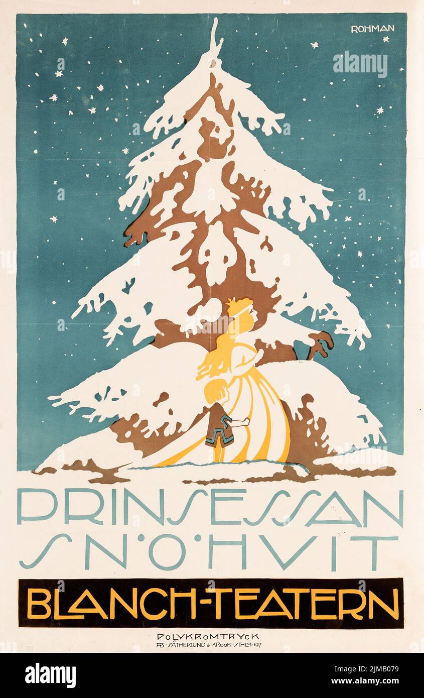 Blanch-teatern Prinsessan Snöhvit - Snow White - Eric Rohman artwork ...