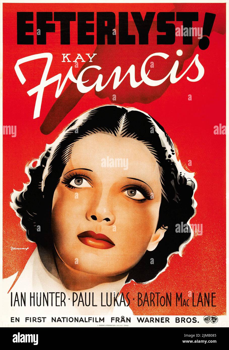 Efterlyst - Kay Francis - I Found Stella Parrish (Warner Brothers, 1935 ...