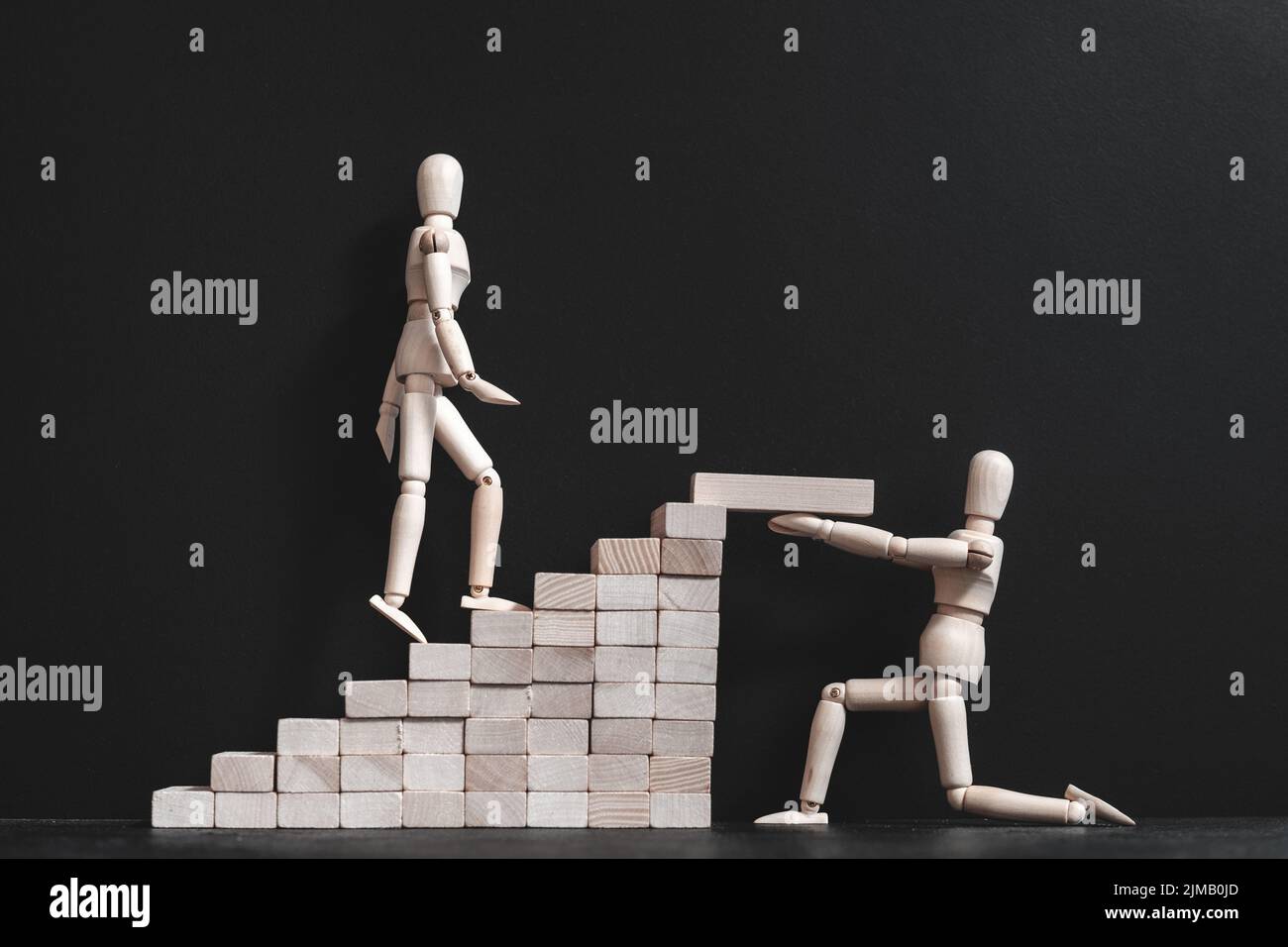 encouragement support career growth coaching Stock Photo - Alamy
