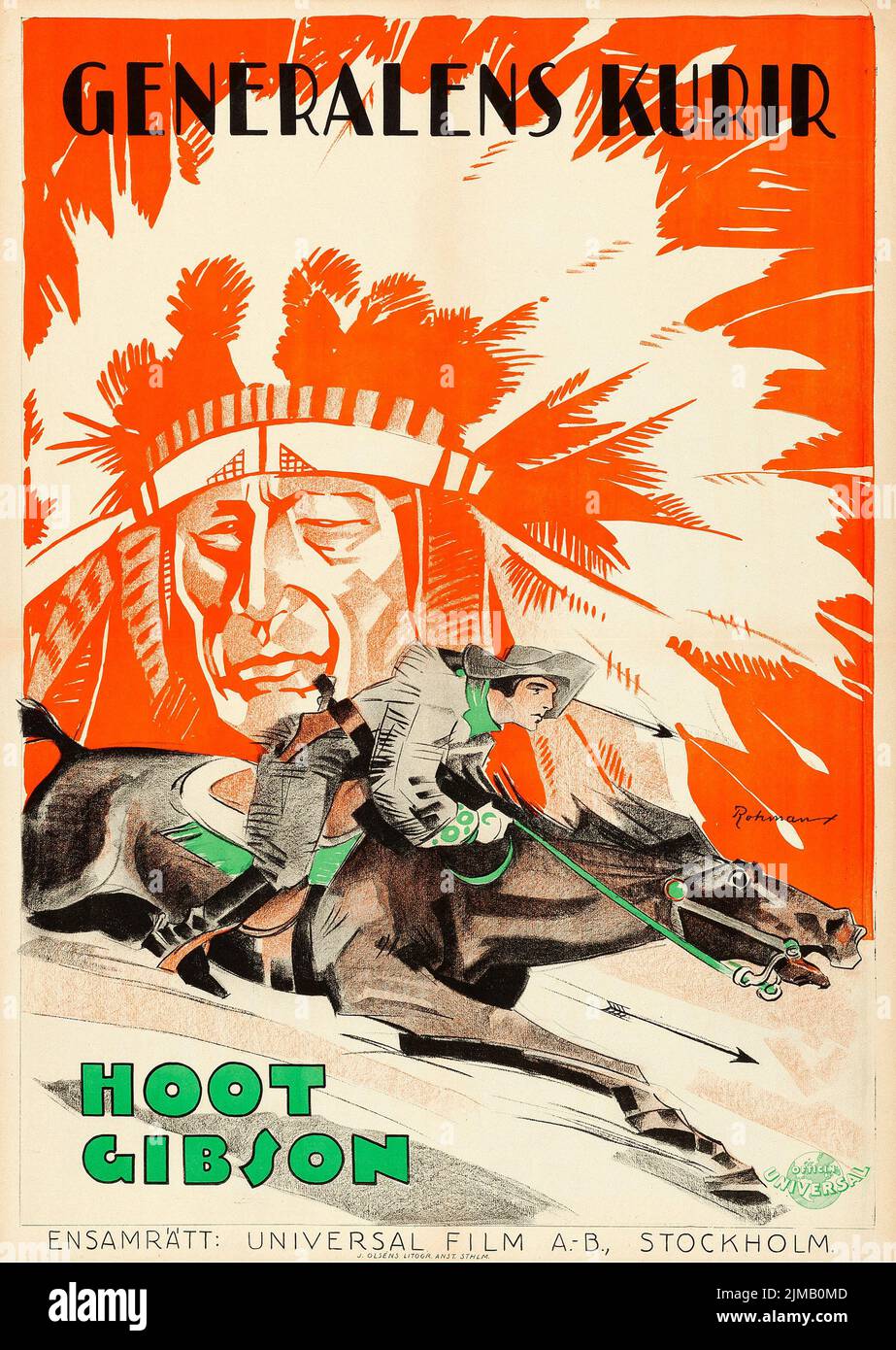 Generalens kusin - The Flaming Frontier - Hoot Gibson (Universal, 1926 ...