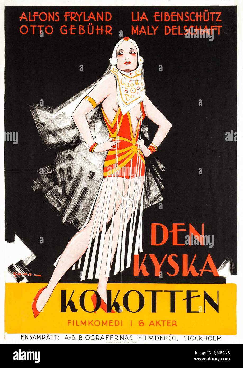 Den kyska kokotten - Die Keusche Kokette (A.B. Biografernas Filmdepot ...
