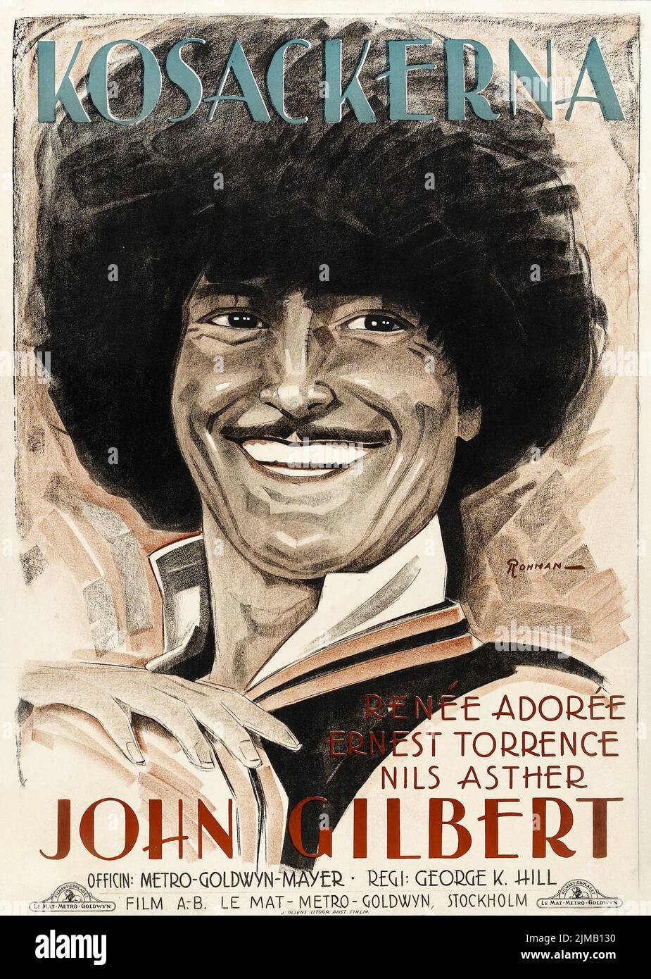 John Gilbert - Kosackerna - The Cossacks (MGM, 1928). Swedish film ...