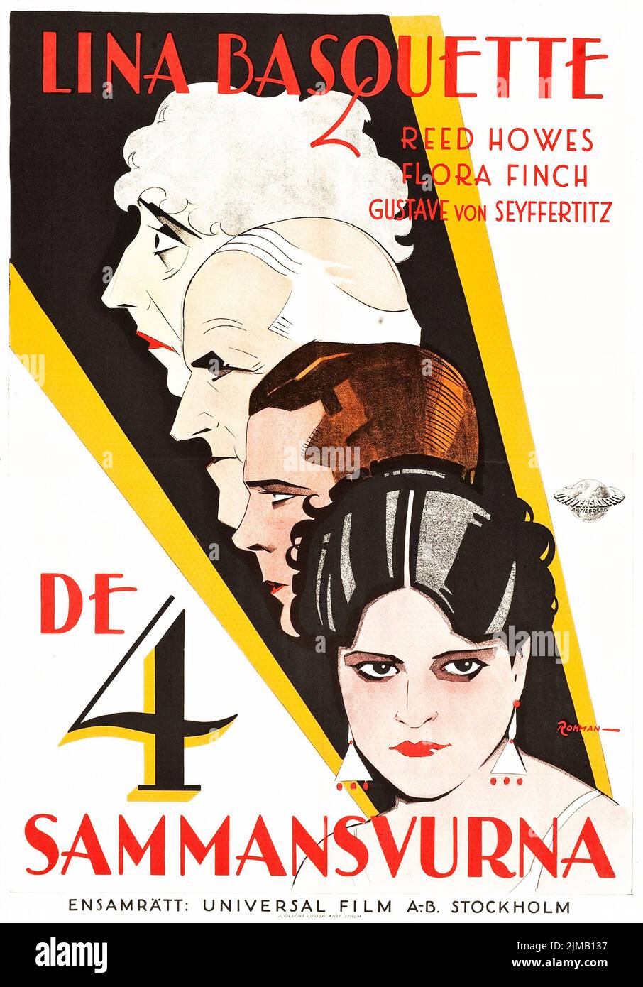 Come Across (Universal, 1929). Swedish movie poster - Eric Rohman ...