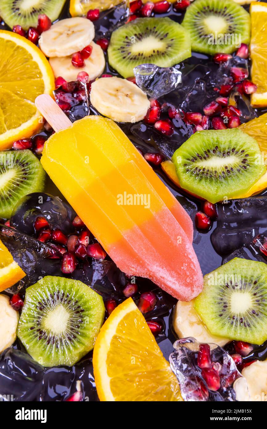 Fruit berry flavoured ice hi-res stock photography and images - Alamy