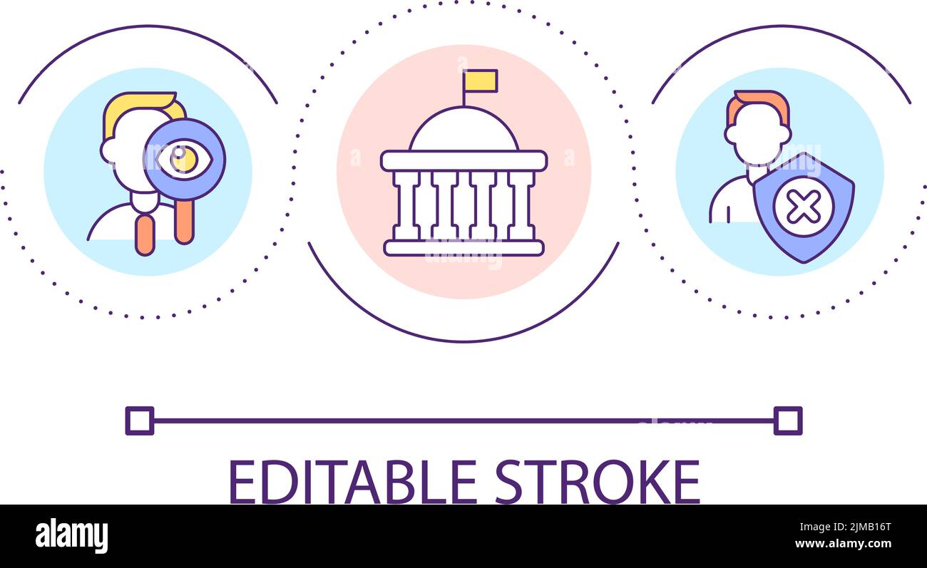 Government regulation icon hi-res stock photography and images - Alamy