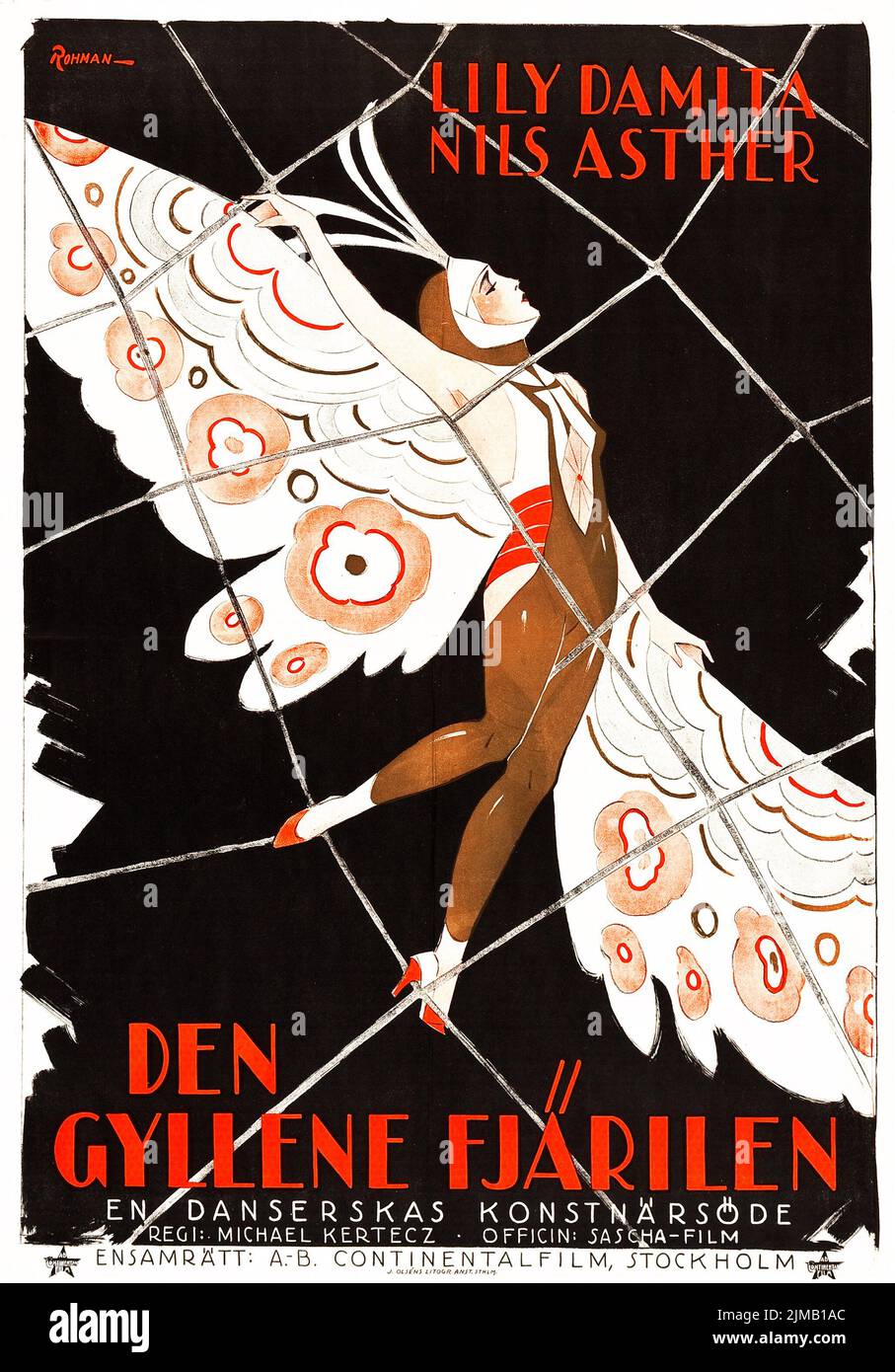 Den gyllene fjärilen - The Golden Butterfly (AB Continental Film, 1926 ...