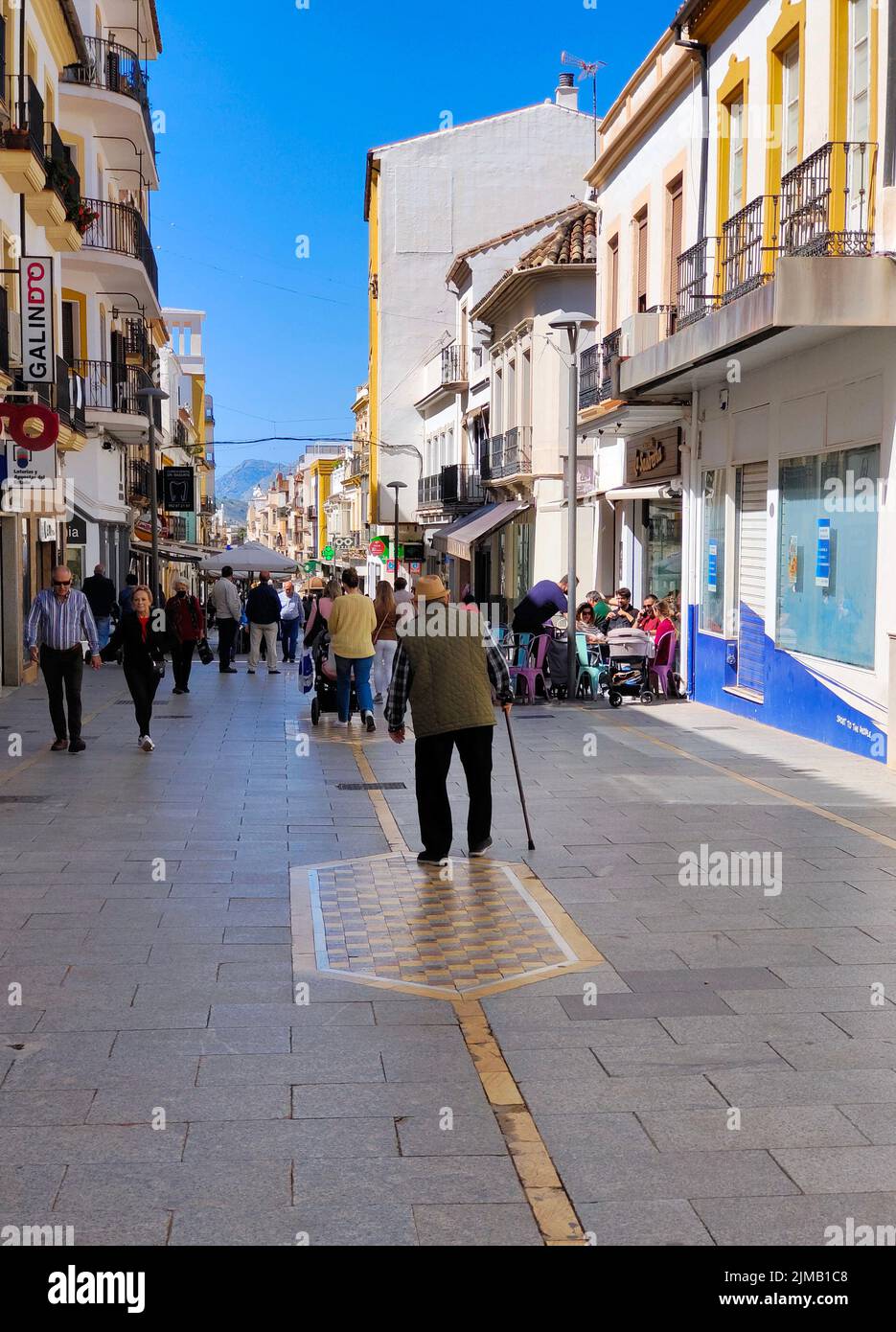 Shopping street in ronda spain hi-res stock photography and images - Alamy