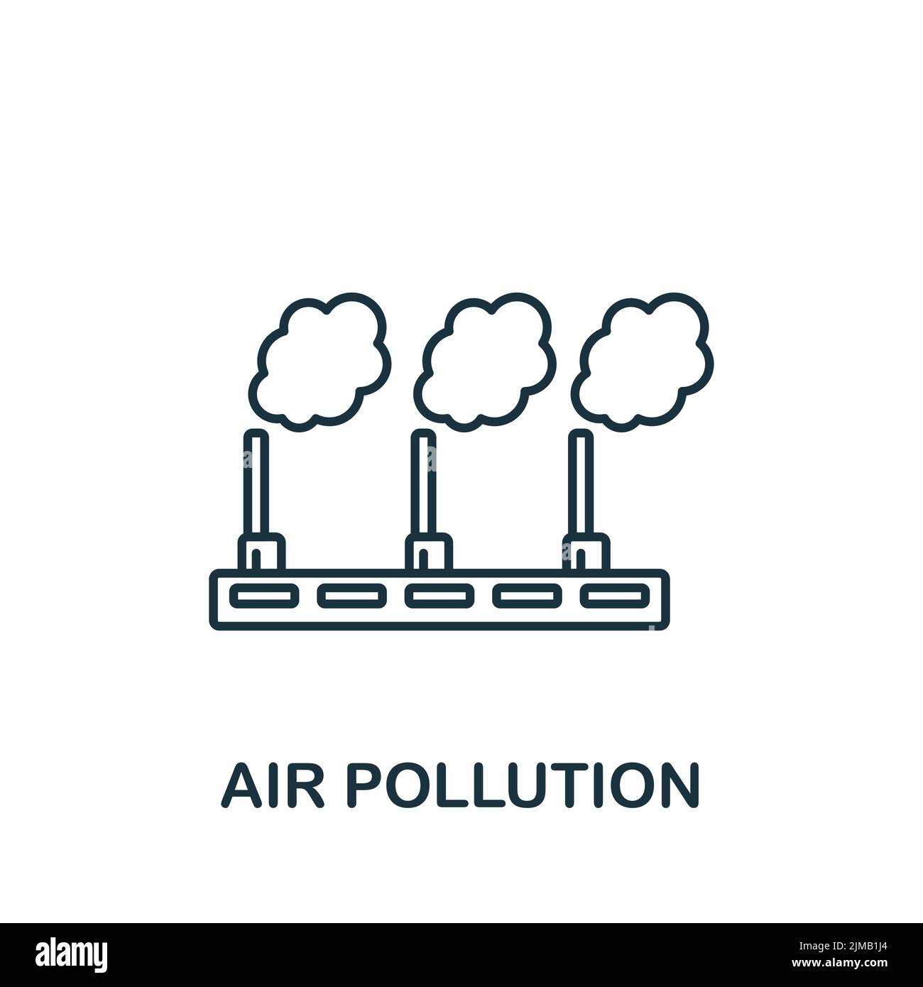 Air Pollution Icon Monochrome Simple Allergy Icon For Templates Web