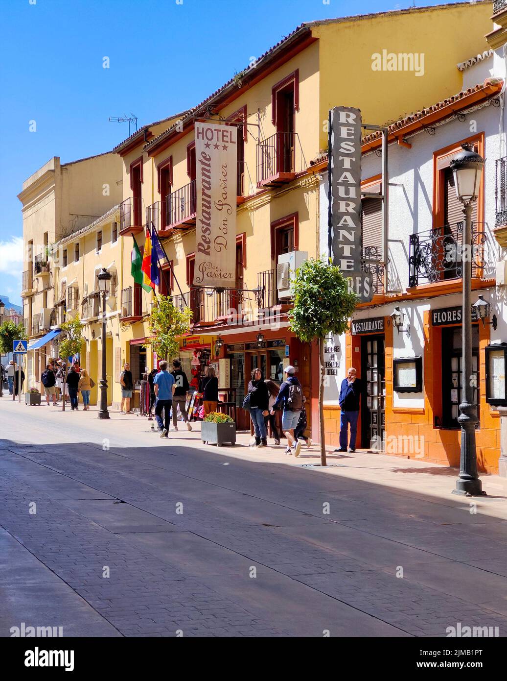 Shopping street in ronda spain hi-res stock photography and images - Alamy
