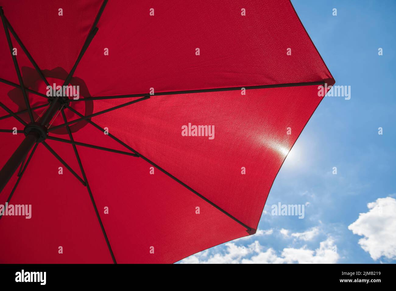 Blue sky red triangle hi-res stock photography and images - Alamy