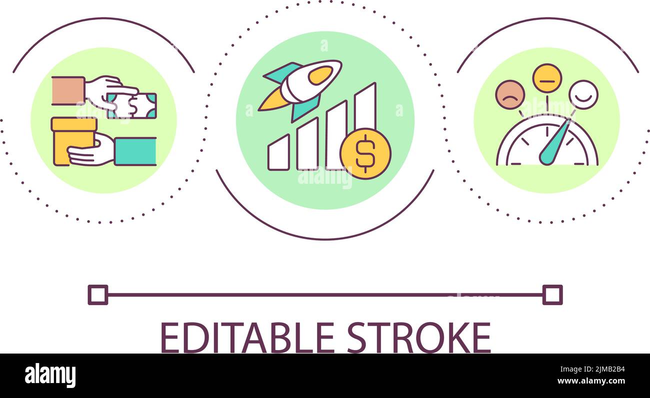 Customer based service loop concept icon Stock Vector Image & Art - Alamy