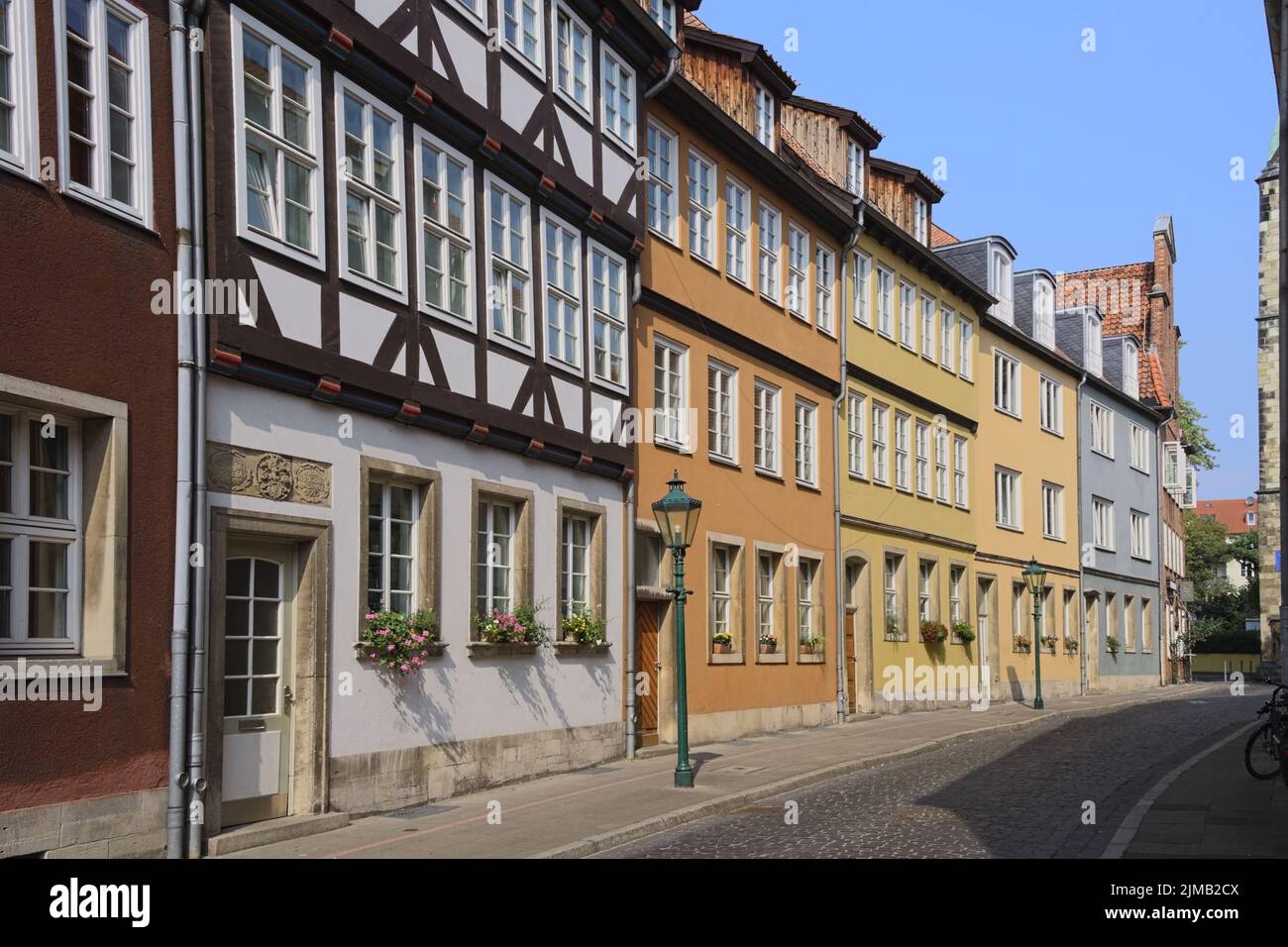 Hanover - Old town alley, Germany Stock Photo - Alamy