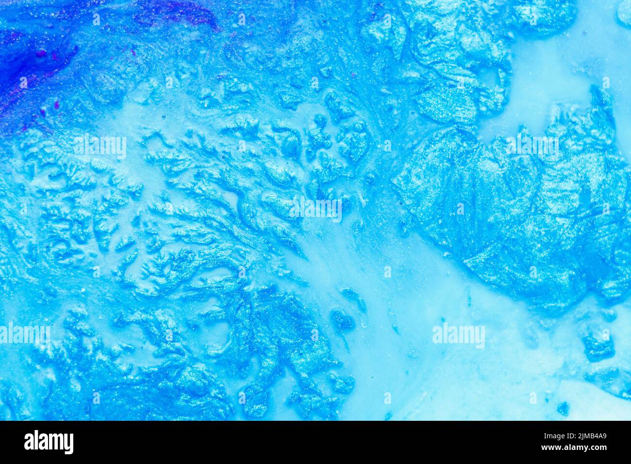 abstract sky blue polish paint art background Stock Photo - Alamy