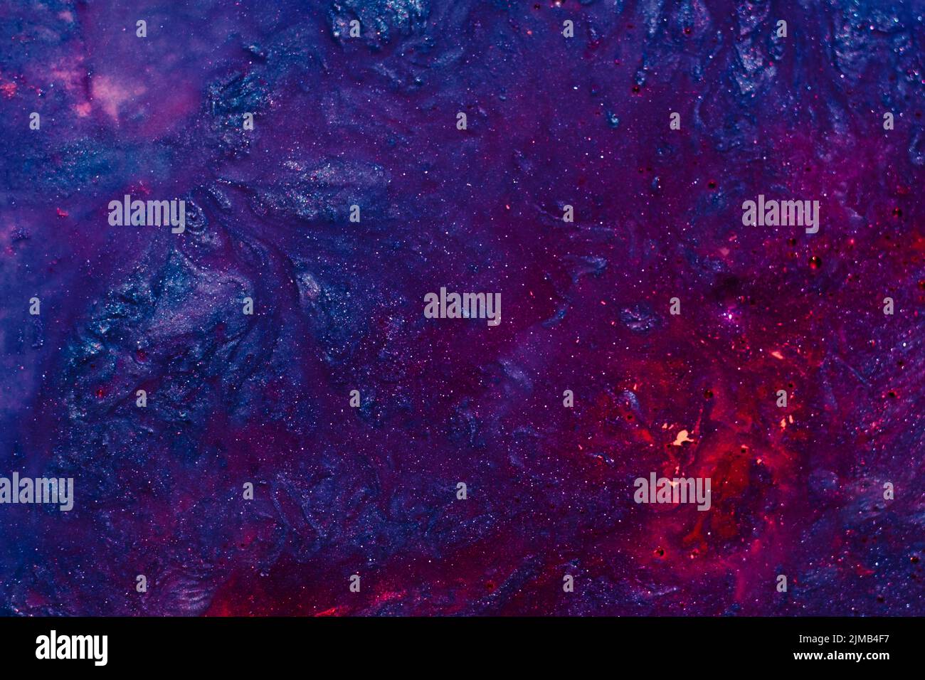 abstract blue purple cosmic paint art background Stock Photo - Alamy