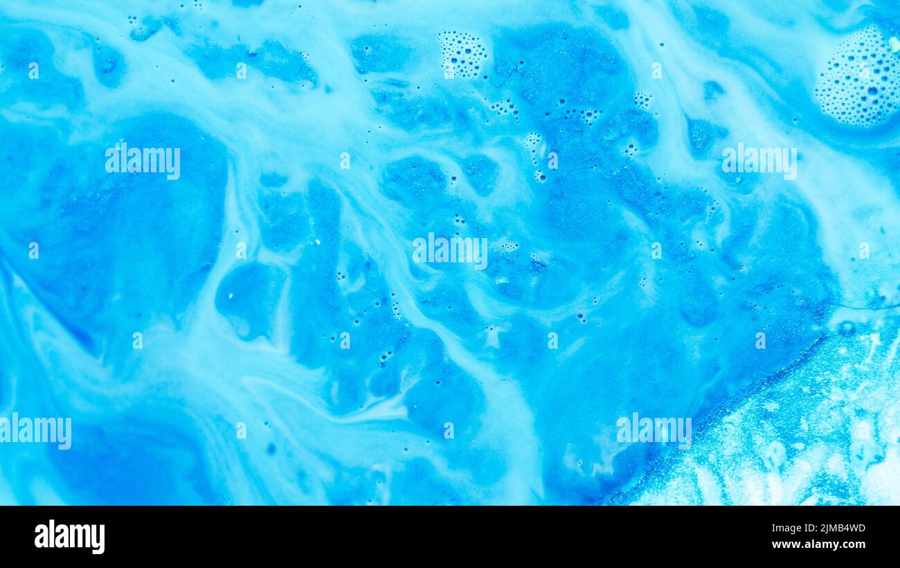 abstract blue paint background fluid flowing river Stock Photo - Alamy