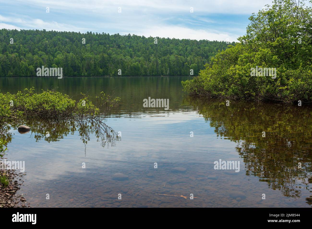 The entrance to the Garden Brook from Lake Fanny Hooe Stock Photo - Alamy