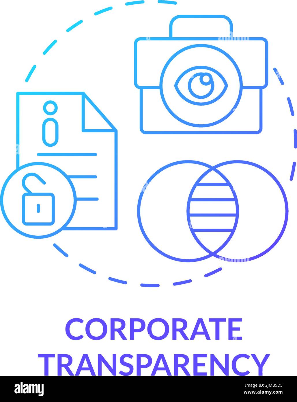 Corporate transparency blue gradient concept icon Stock Vector Image ... Corporate transparency blue gradient concept icon Stock Vector Image ...