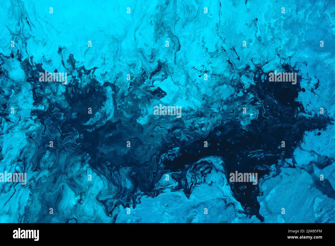 abstract blue paint background acrylic ink splash Stock Photo - Alamy