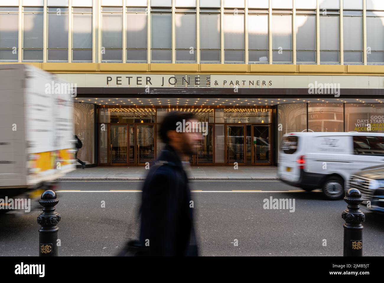 The Peter Jones & Partners Department store front and facade. Sloane ...