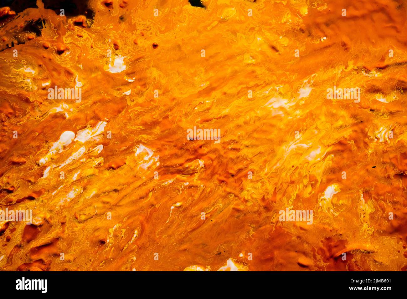 abstract orange paint background fluid mix effect Stock Photo - Alamy