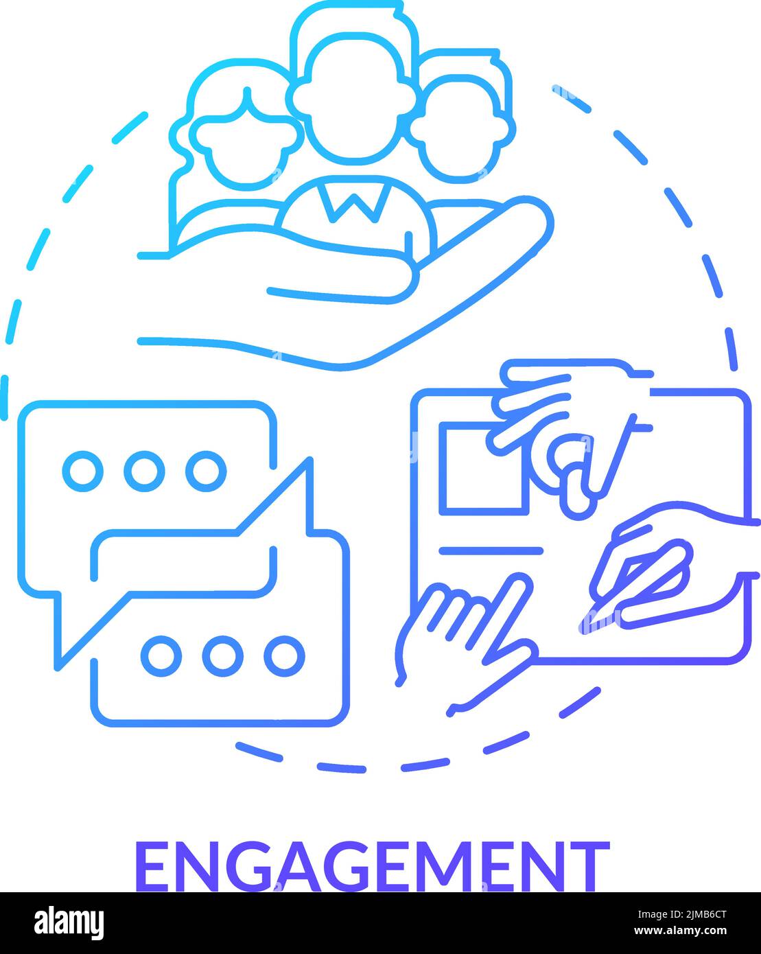 Engagement blue gradient concept icon Stock Vector Image & Art - Alamy Engagement blue gradient concept icon Stock Vector Image & Art - Alamy
