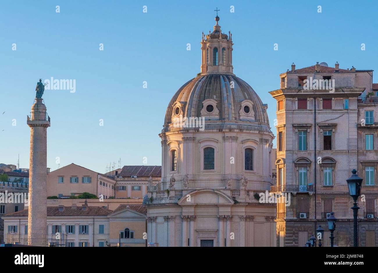Trajan column dome church hi-res stock photography and images - Alamy
