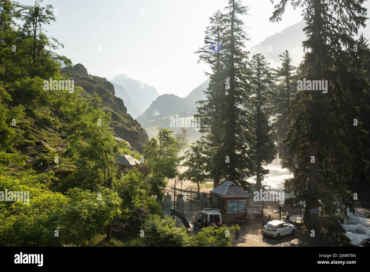 Beautiful Landscape of Pahalgam a hill station in the north Indian ...