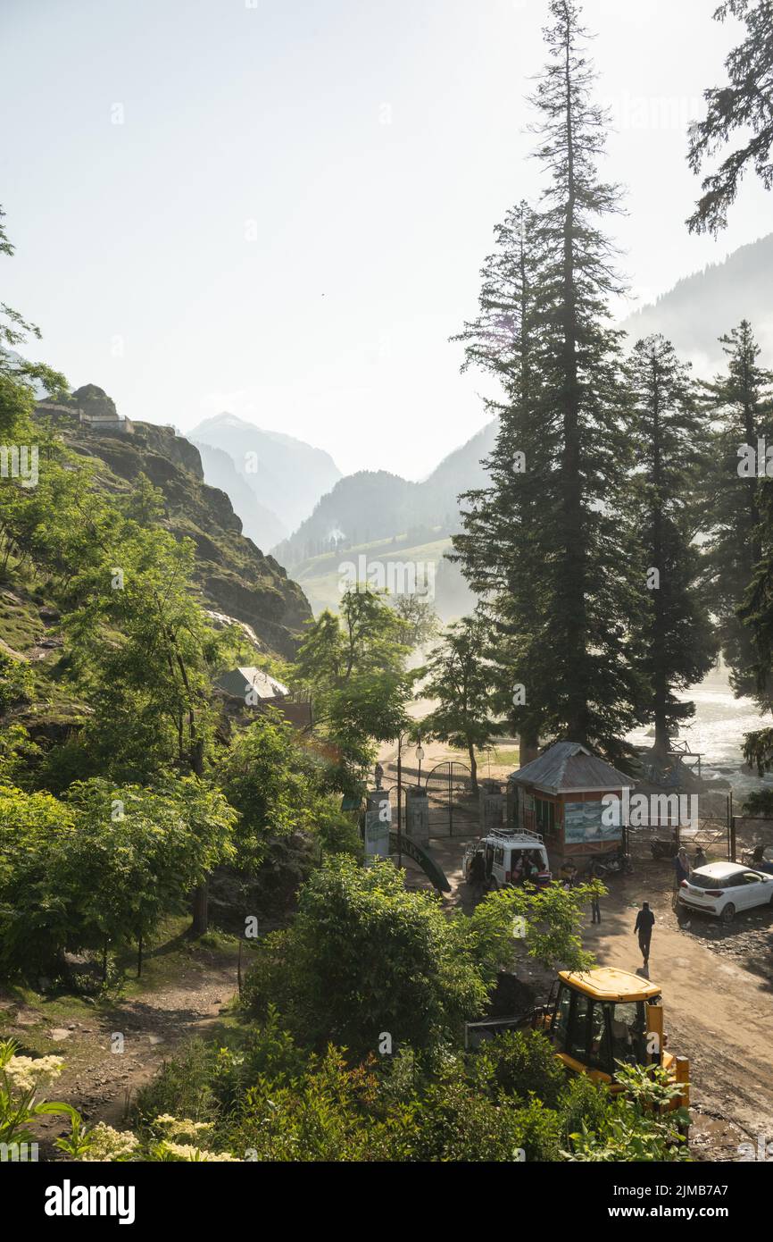 Beautiful Landscape of Pahalgam a hill station in the north Indian ...