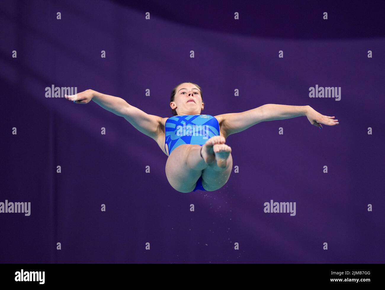 Scotland's Clara Kerr during the Women's 1m Springboard Final at ...