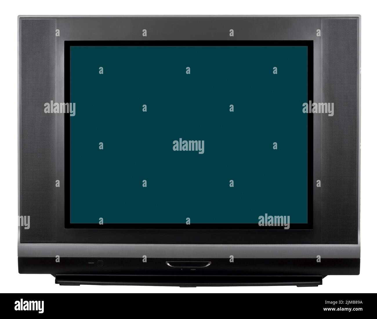 Old tv set black and white Cut Out Stock Images & Pictures - Alamy
